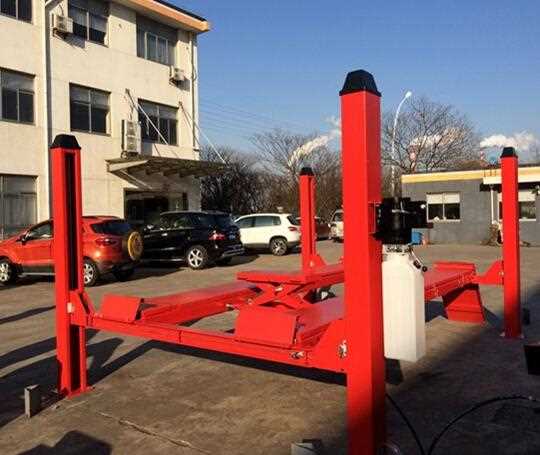 used 4 post car lift for sale launch tlt440w wheel alignment 4 post car ...
