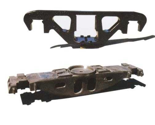railway casting steel side frame and bolster for CIS and America ...