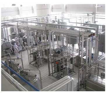 Dairy Plant for Pasteurized Milk Uht Milk Yogurt Condensed Milk Ice ...