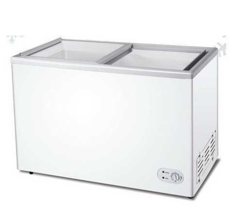 260L Sliding Glass Door Chest Freezer - Equipmentimes.com