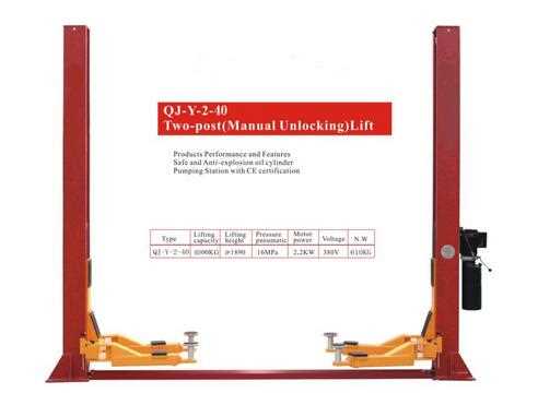 Two-Column Hydraulic Truck-Lifter - Equipmentimes.com